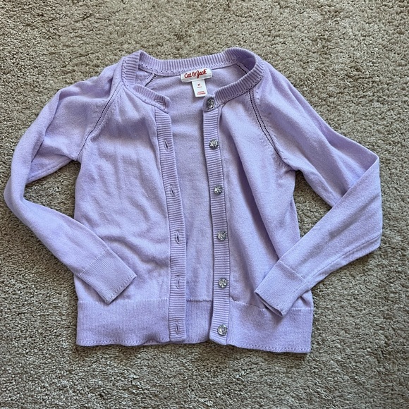 Cat & Jack | Shirts & Tops | 525 Light Purple Cardigan | Poshmark
